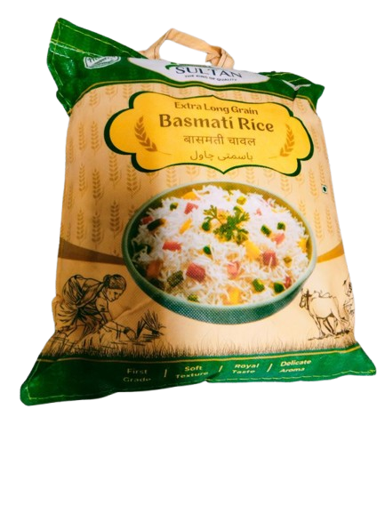 Sultan Extra Long Grain Basmati Rice (5kg) | khanhalalfoodjpn.com